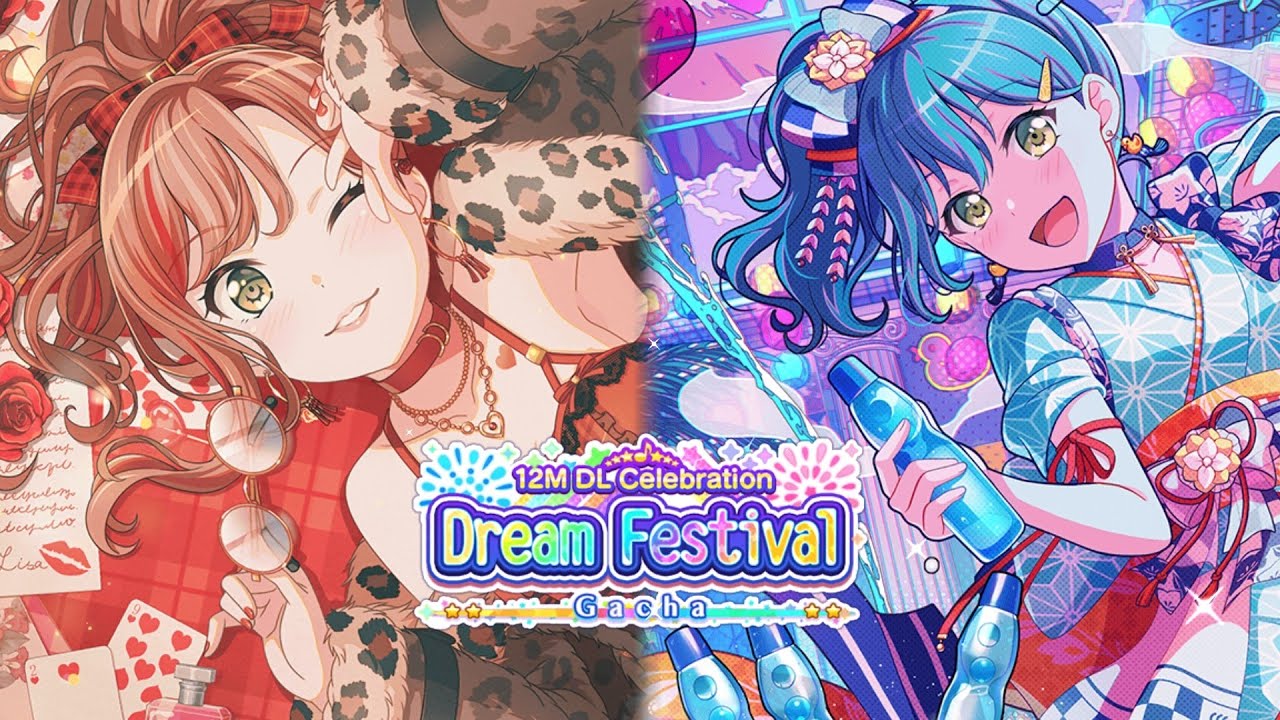 DREAMFEST TIME FINALLY!!!!!!!!!!!!BanG Dream! - 12m DLs Dreamfest Gacha ...