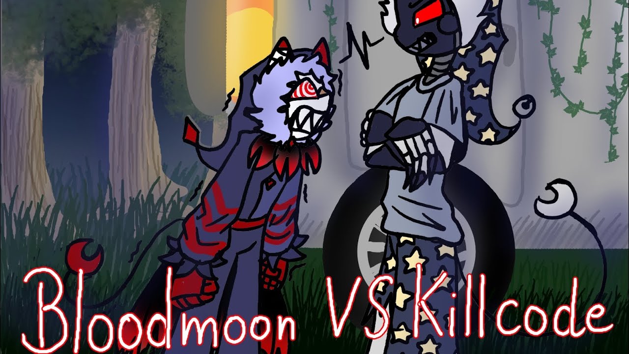 Bloodmoon VS Killcode (S.A.M.S Animatic) | TW: Robot gore (Duh) | - YouTube