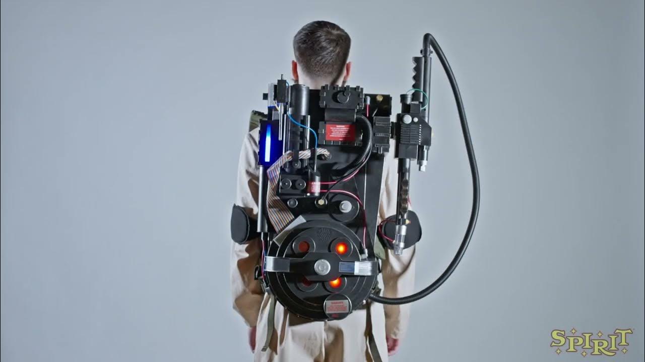 Spirit Halloween Ghostbusters Life-Size Proton Pack - YouTube