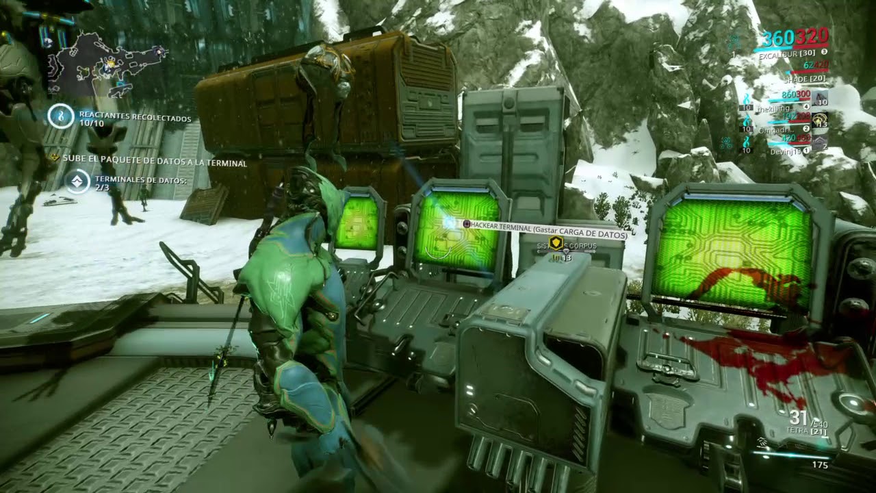 Warframe - Subir el paquete de datos a la terminal. (03-03-2018) - YouTube