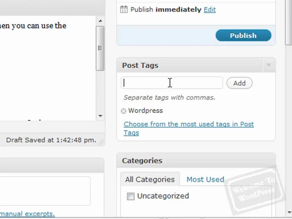 WordPress Tutorial - How To Write Posts For Your WordPress Blog - YouTube