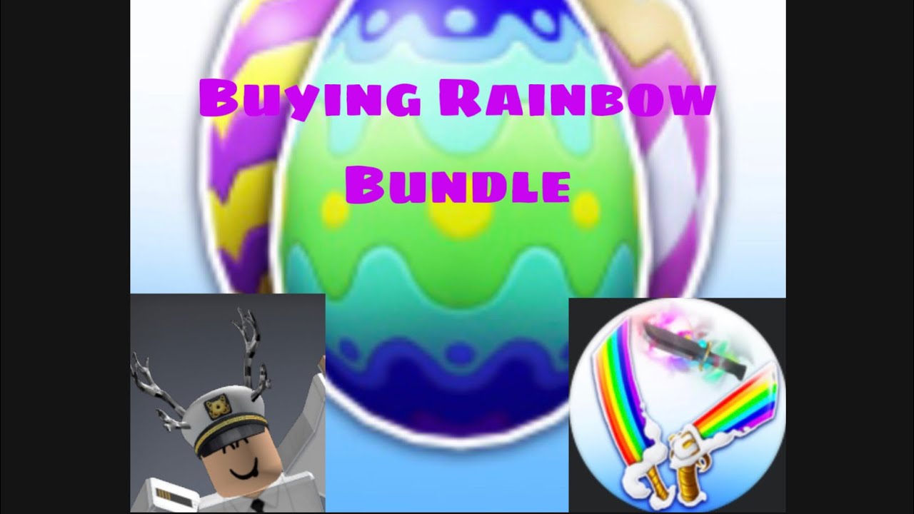 Buying the Rainbow Bundle in MM2! - YouTube
