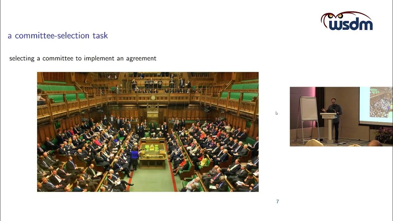 WSDM-23 Workshops: Minimizing network polarization via link and content recommendations - YouTube