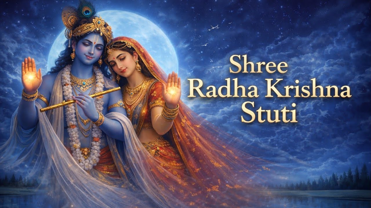 श्री राधा कृष्ण स्तुति | Shree Radha Krishna Stuti | Divine Bhakti ...