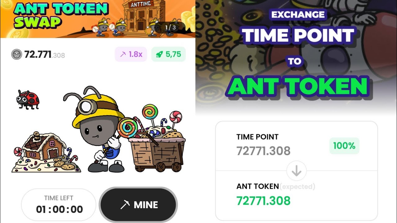 CONVERT TIME POINT !! UPDATE ANTTIME APLIKASI MINING TIME COIN - TOKEN SWAP SEASON KYC SCORE ...