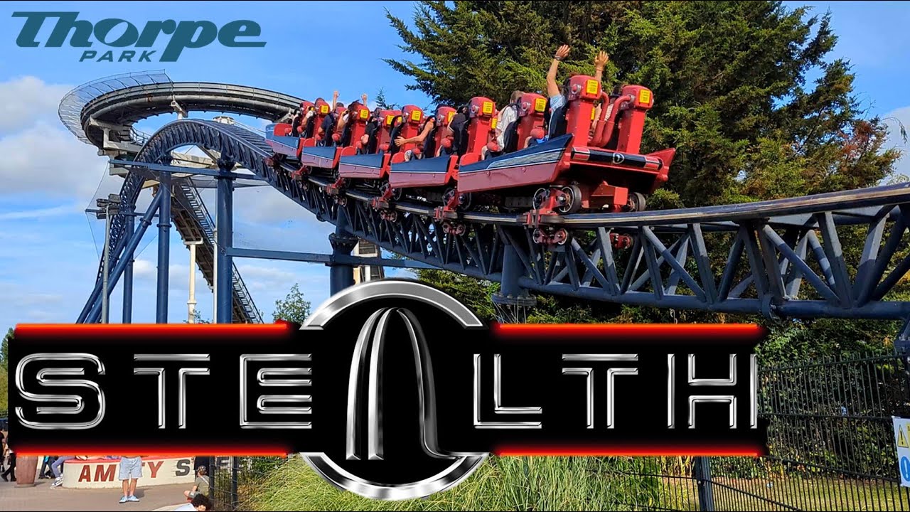 Stealth Off Ride | Thorpe Park Resort in 4K 60fps - YouTube