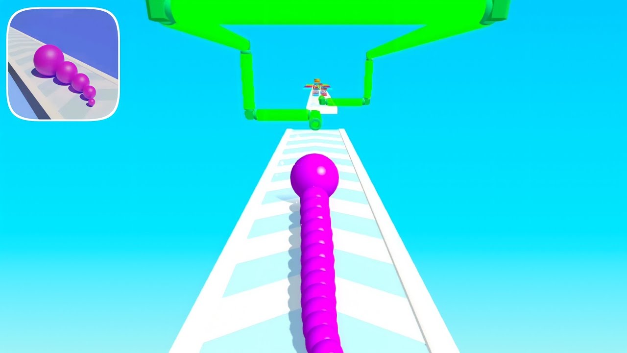 Snake Balls Run - All Level 1-10 Gameplay | - YouTube