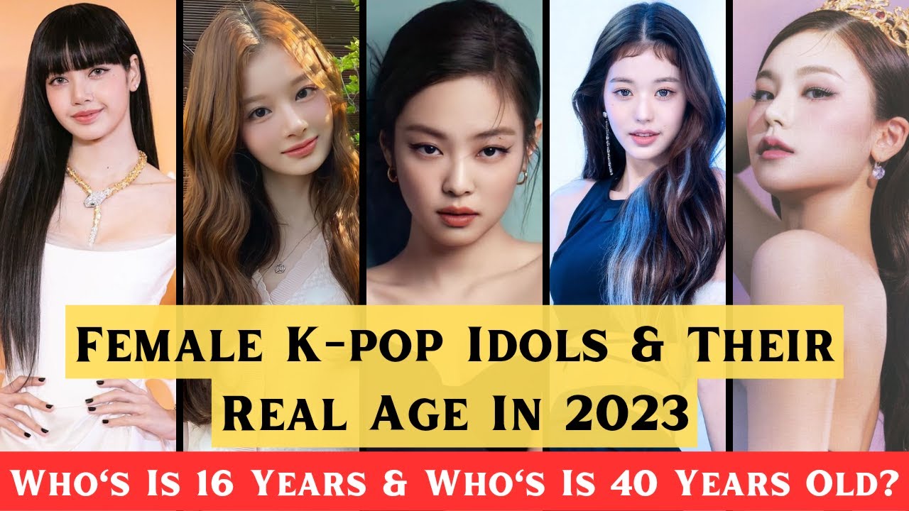 25 Most Popular Female K-pop Idols & Their Real Age in 2023 - YouTube