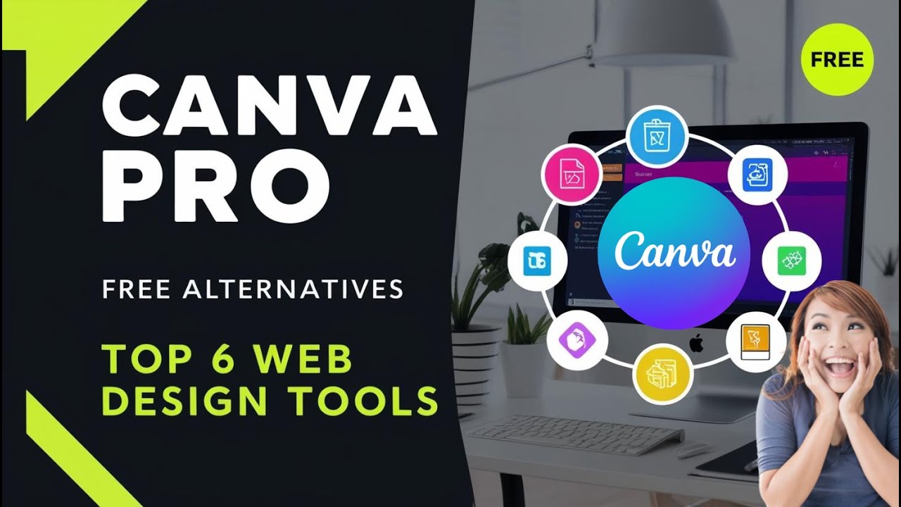 Canva Pro Free Alternatives: Top 6 Web Design Tools - YouTube