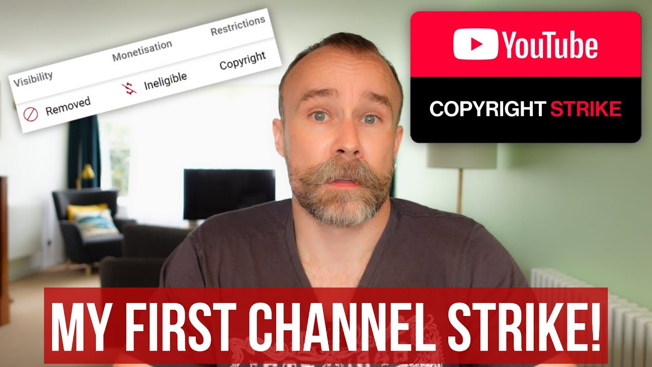 I Received My First Channel Strike! - YouTube