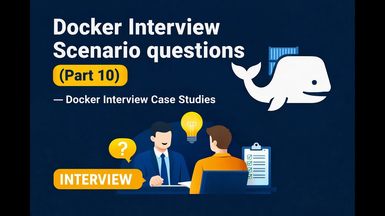 Docker Interview Scenario questions (Part 10) –Docker Interview Case ...