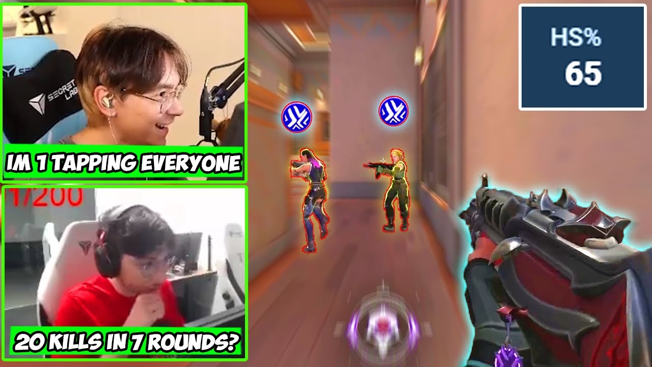 TenZ started 1 TAPPING everyone like it's Aim Labs w/ his NEW HAIRCUT ...