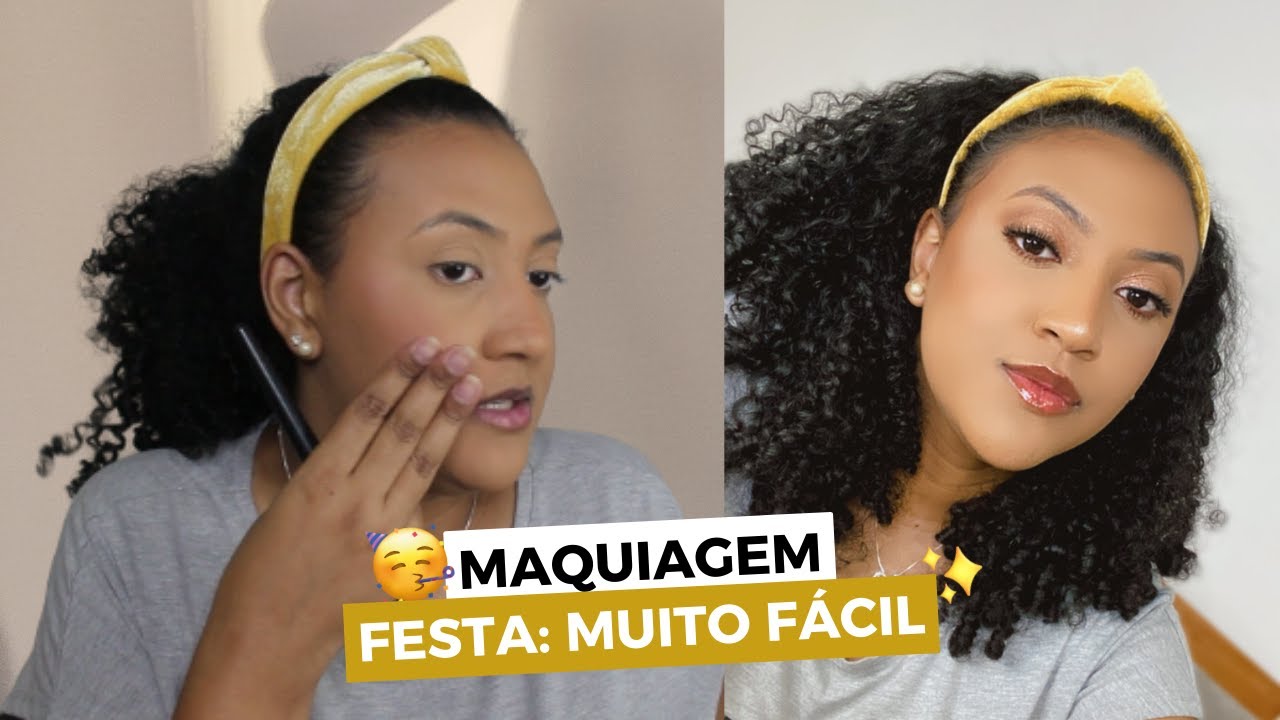 Maquiagem Festa BONITA e FÁCIL: Tutorial completo para você arrasar ...