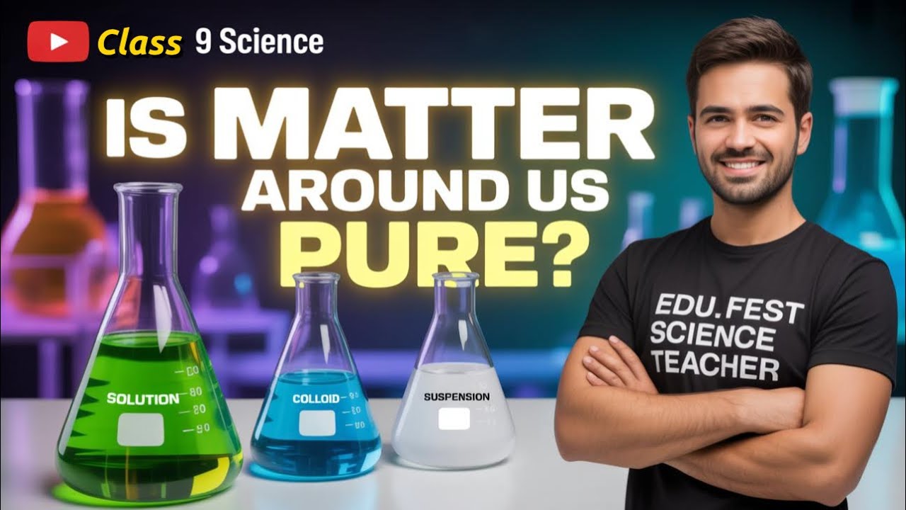 Is Matter Around Us Pure? |Class 9 Science Chapter | Solution, Colloid ...