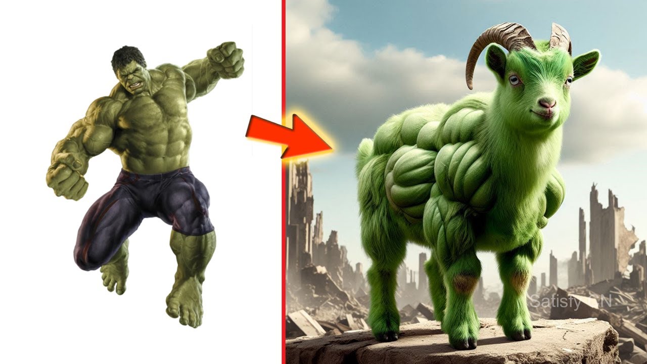 AVENGERS But GOAT 🐐 VENGERS 🔥 All Characters (Marvel & DC) - YouTube