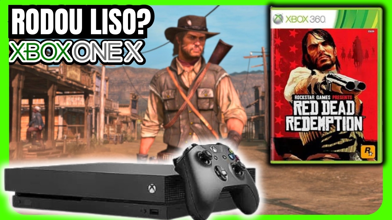 Testando RED DEAD REDEMPTION Xbox 360 no Xbox One X com SSD em 2025 ...