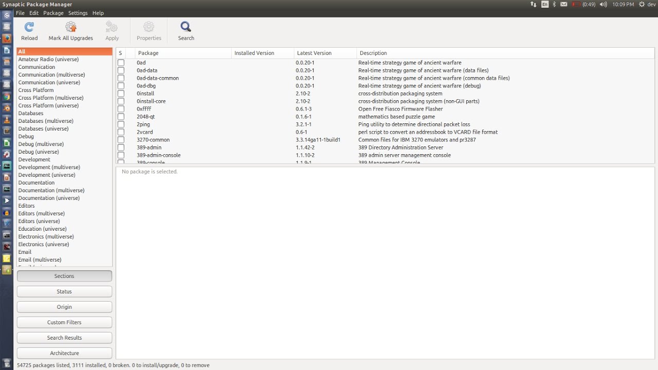 how to install synaptic package manager in ubuntu 17.04 - YouTube