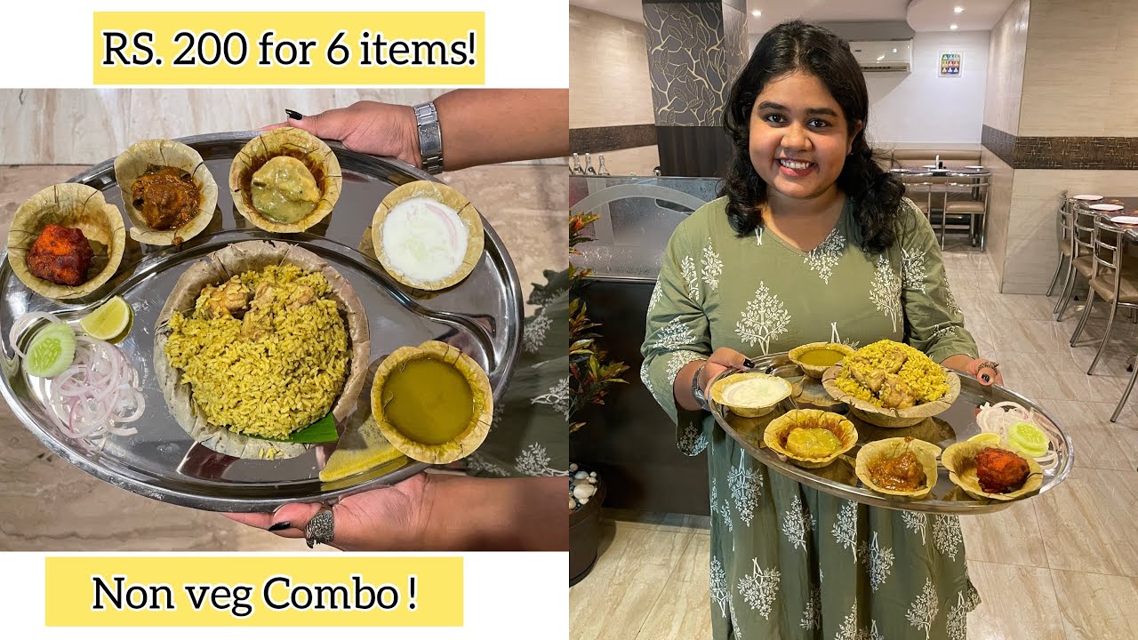 RS. 200 for a 6 items NON-VEG Combo that you can't miss! Donne Biryani ...