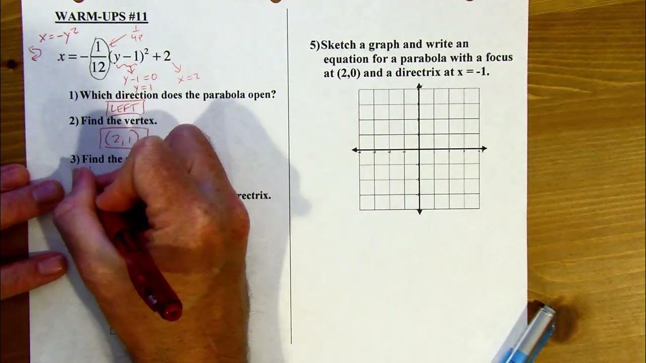 Algebra 2 - Warm-up #2.4.1 - YouTube
