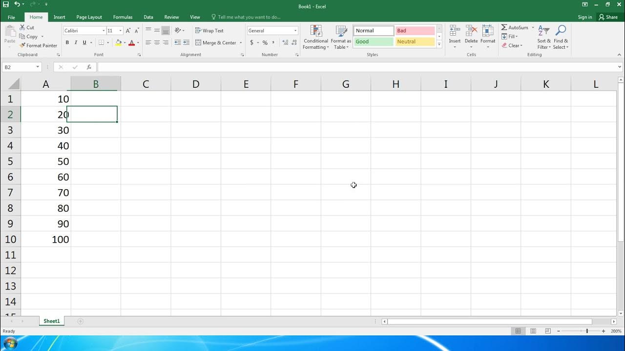 EXAMPLE OF FILL SERIES - YouTube