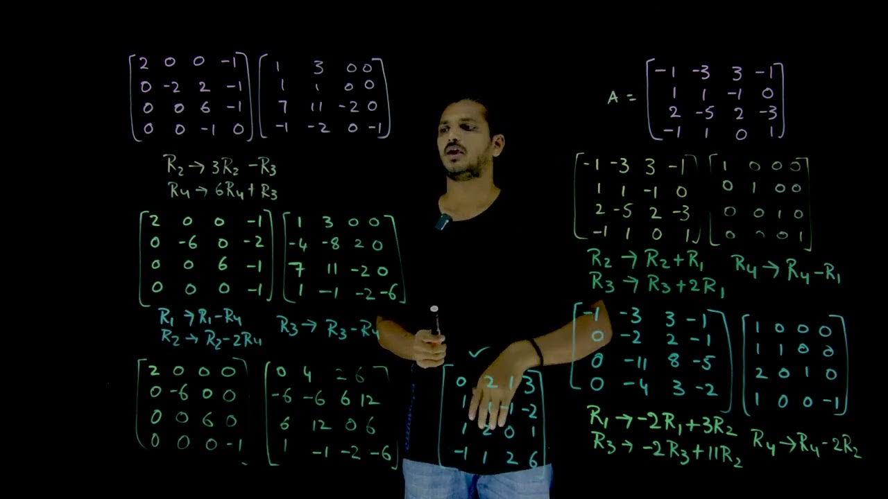 Inverse of a Matrix Gauss Jordan Method || Lesson 22 || Linear Algebra ...