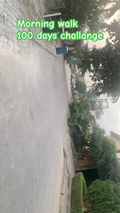 Walk for health 100 days challange - YouTube