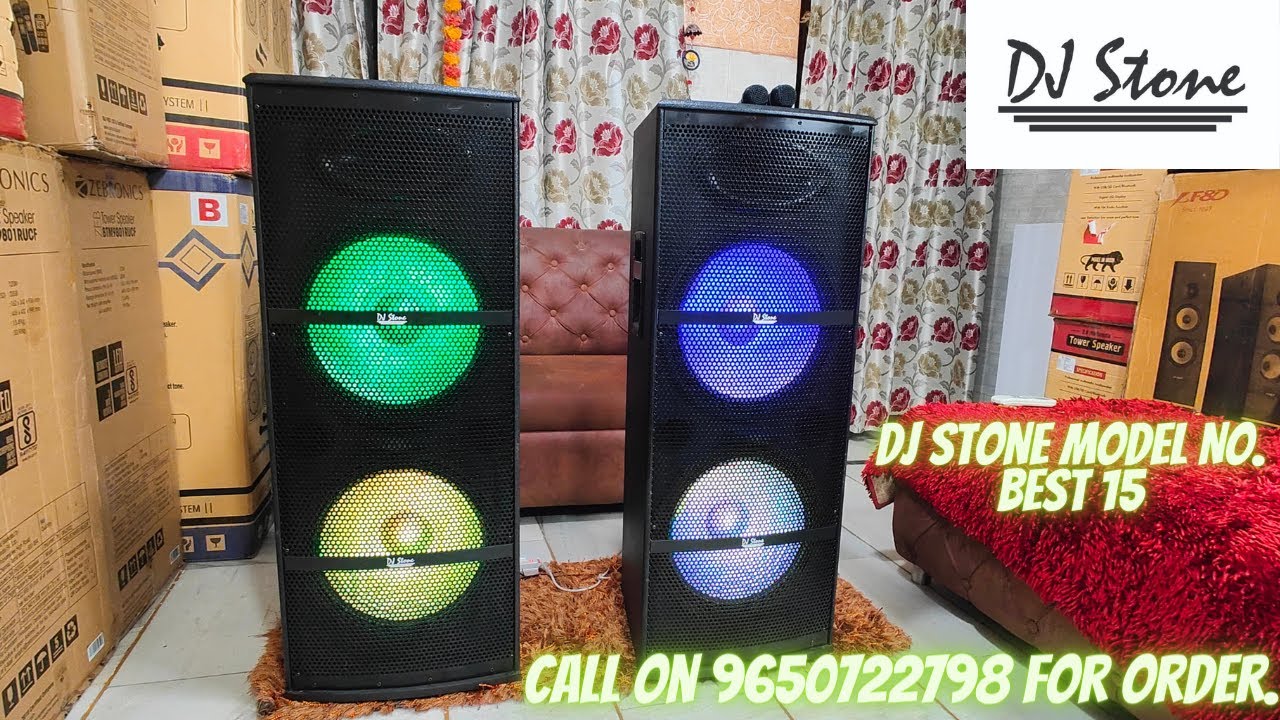 DJ Stone Best 15 model multimedia DJ tower speaker MOB 9650722798 ...