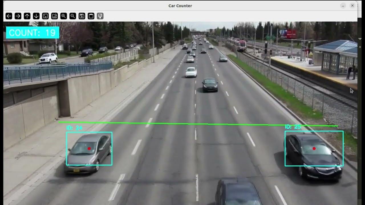 Create a Car Counter Project in Python using YOLO & OpenCV | Source Code | PySeek - YouTube