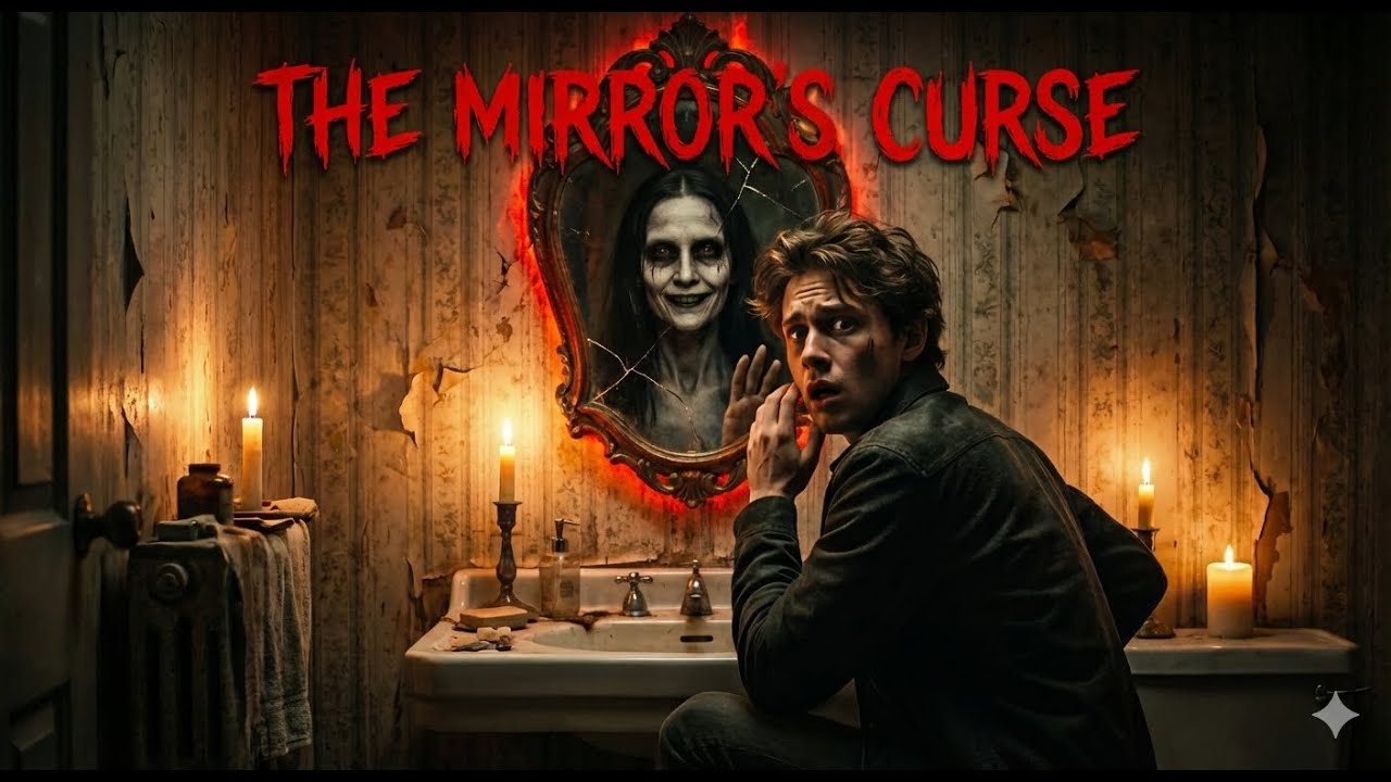 The Mirror at 3:33 AM | Urban Legend Horror Movie | Bloody Mirror Curse ...