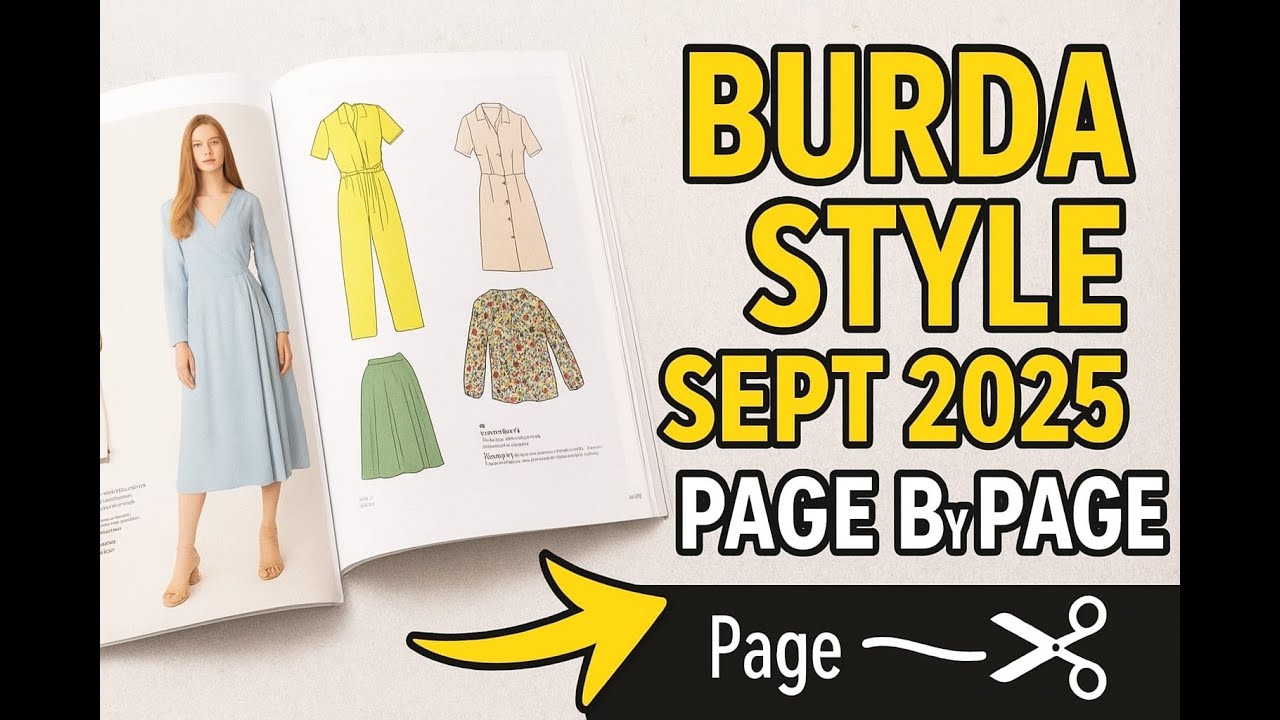 Burda Style September 2025 Sewing Patterns | Magazine Review & Flip ...
