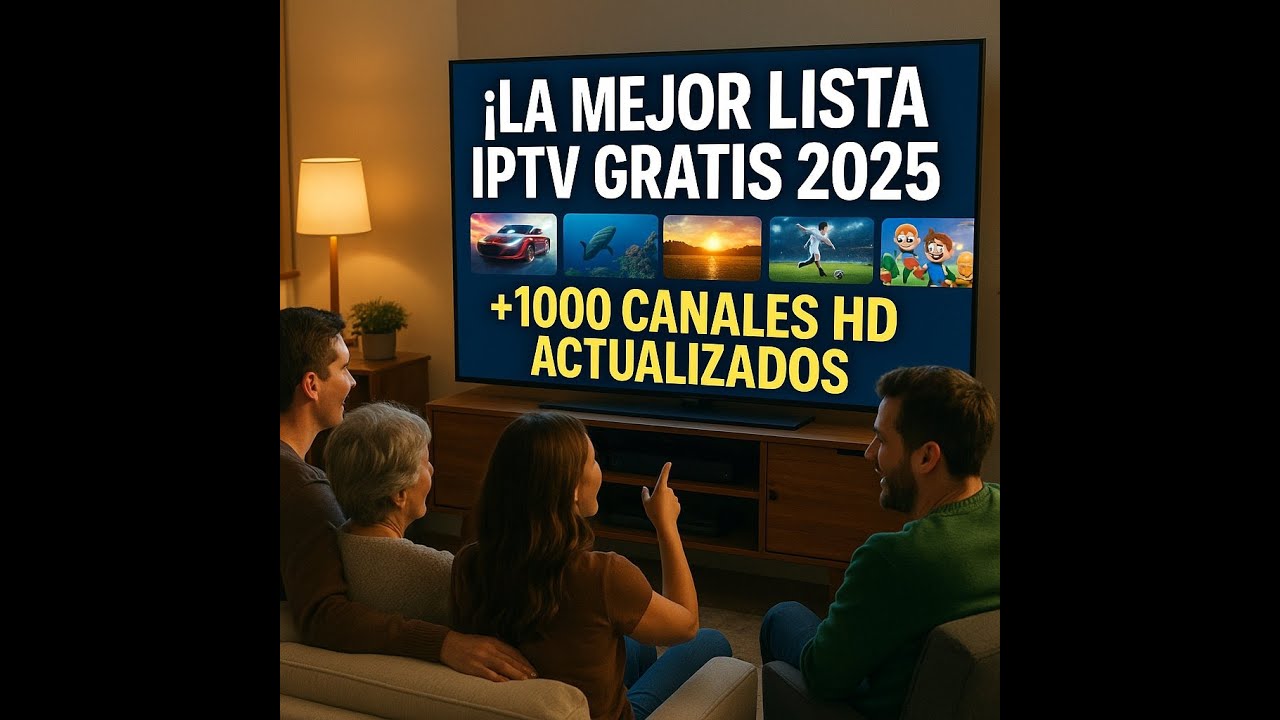 ¡Las Mejores Listas IPTV GRATIS 2025! +3000 Canales HD Actualizados ...