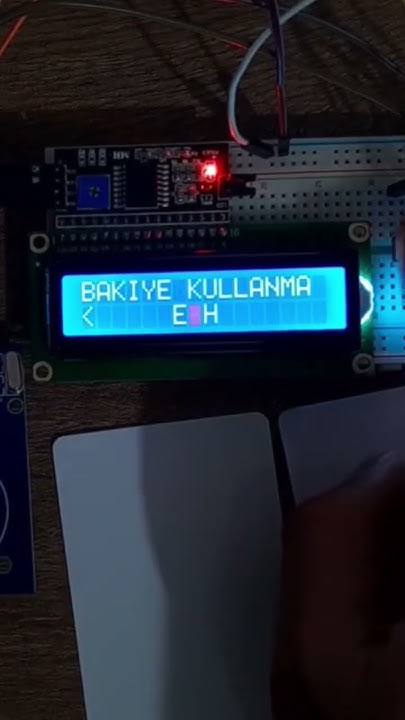 Arduino RFID ile bakiye yükleme, bakiye kullanma,bakiye sorgulama ...