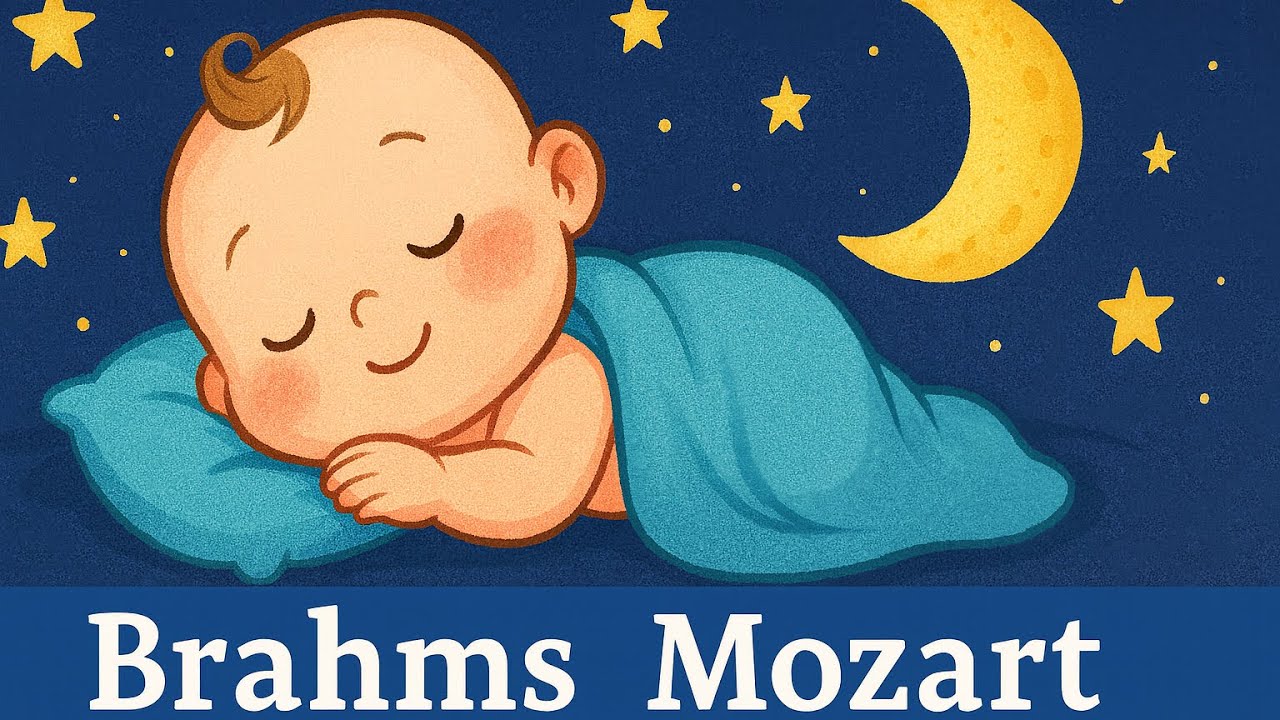🌙 Brahms & Mozart – Berceuses en Boîte à Musique | 🐠 Lullaby • 🧸 Relax ...