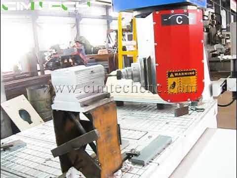 5D cnc router for aluminium mould milling works, 5 axis cnc router ...