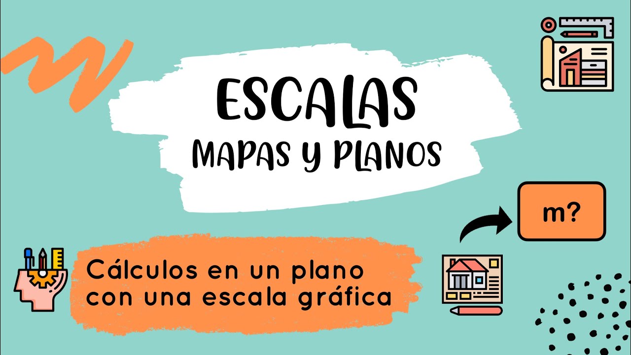 Escalas en mapas y planos | 02 ¿Cómo se trabaja con una escala gráfica ...
