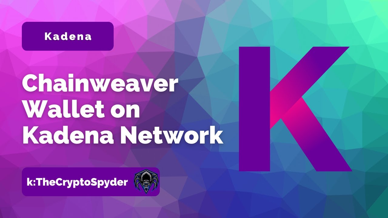 Chainweaver Wallet on Kadena Network - Spinning The Chainweb - YouTube