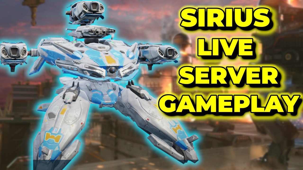 WR - New Sirius Evora Titan Gameplay In The Live Server | War Robots ...