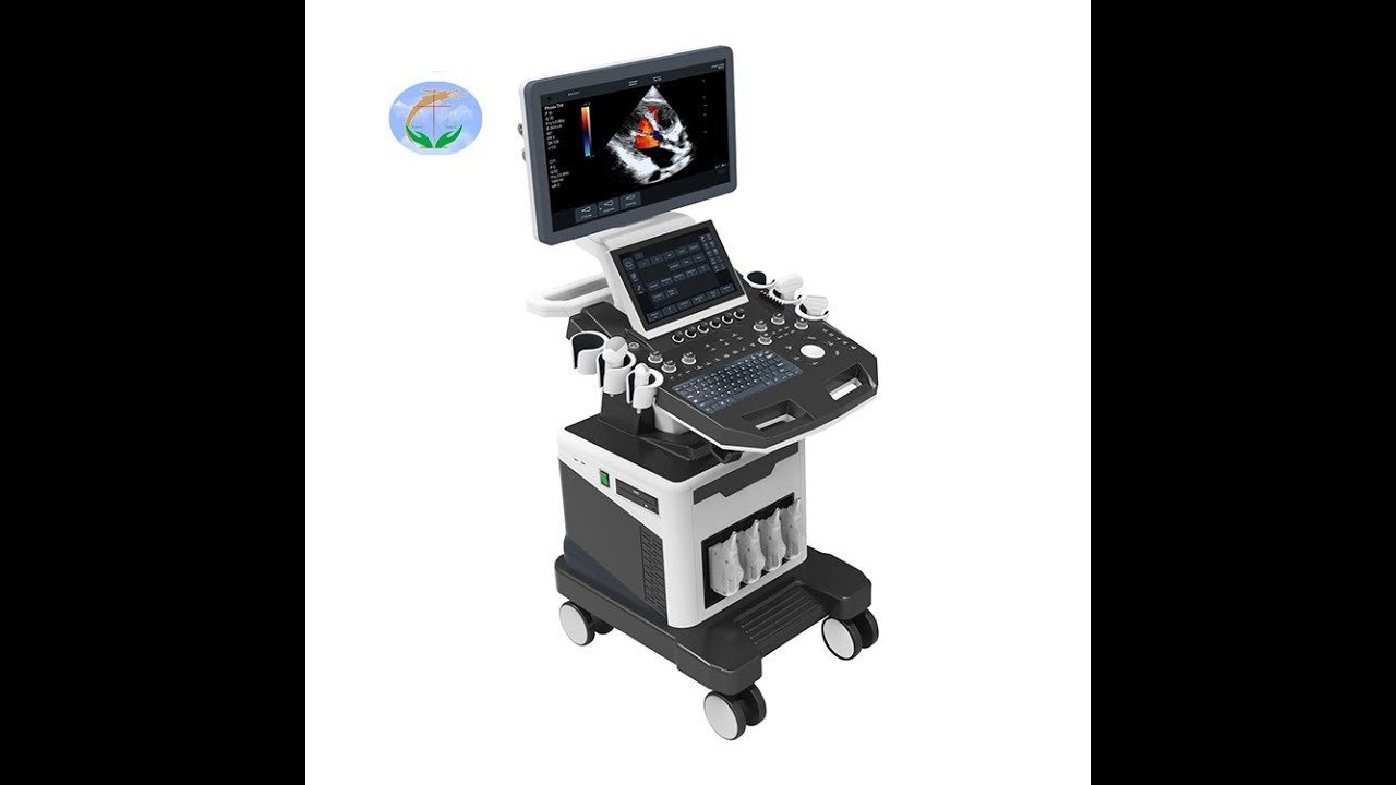 5D Trolley Color Doppler Ultraspond Scanner YJ-U50Pro - YouTube