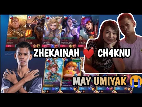 CH4KNU at GF na si ZHEKAINAH NAKALABAN KO SA RANK GAME, MAY UMIYAK AT ...