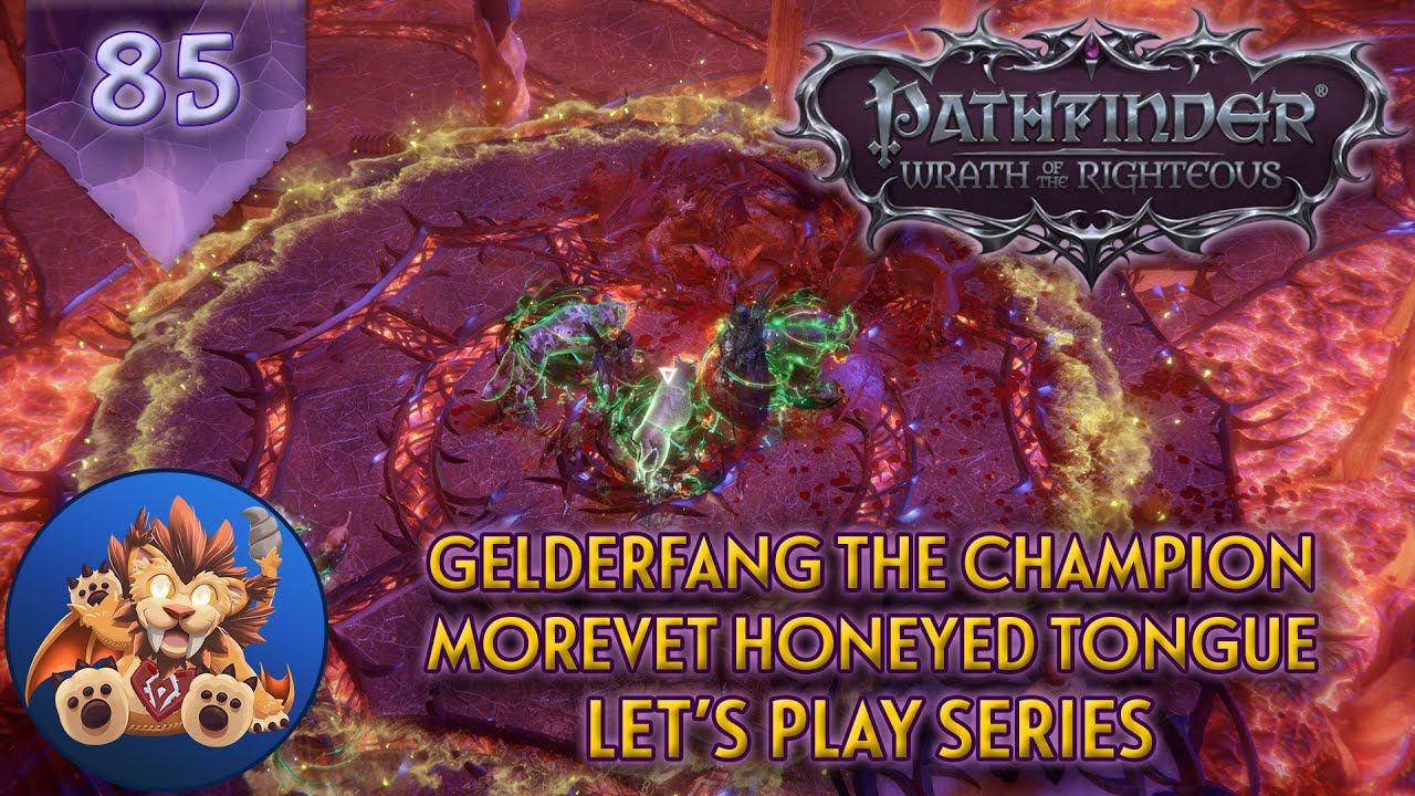 Pathfinder WotR - Defeating Gelderfang - Morevet Honeyed Tongue - Lets ...