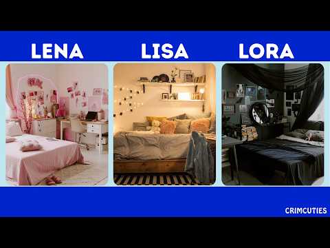 Lisa, Lora & Lena 3 Unique Bedroom & Fashion Aesthetic Showcases 💖😍#viral #lena #lisa #lora