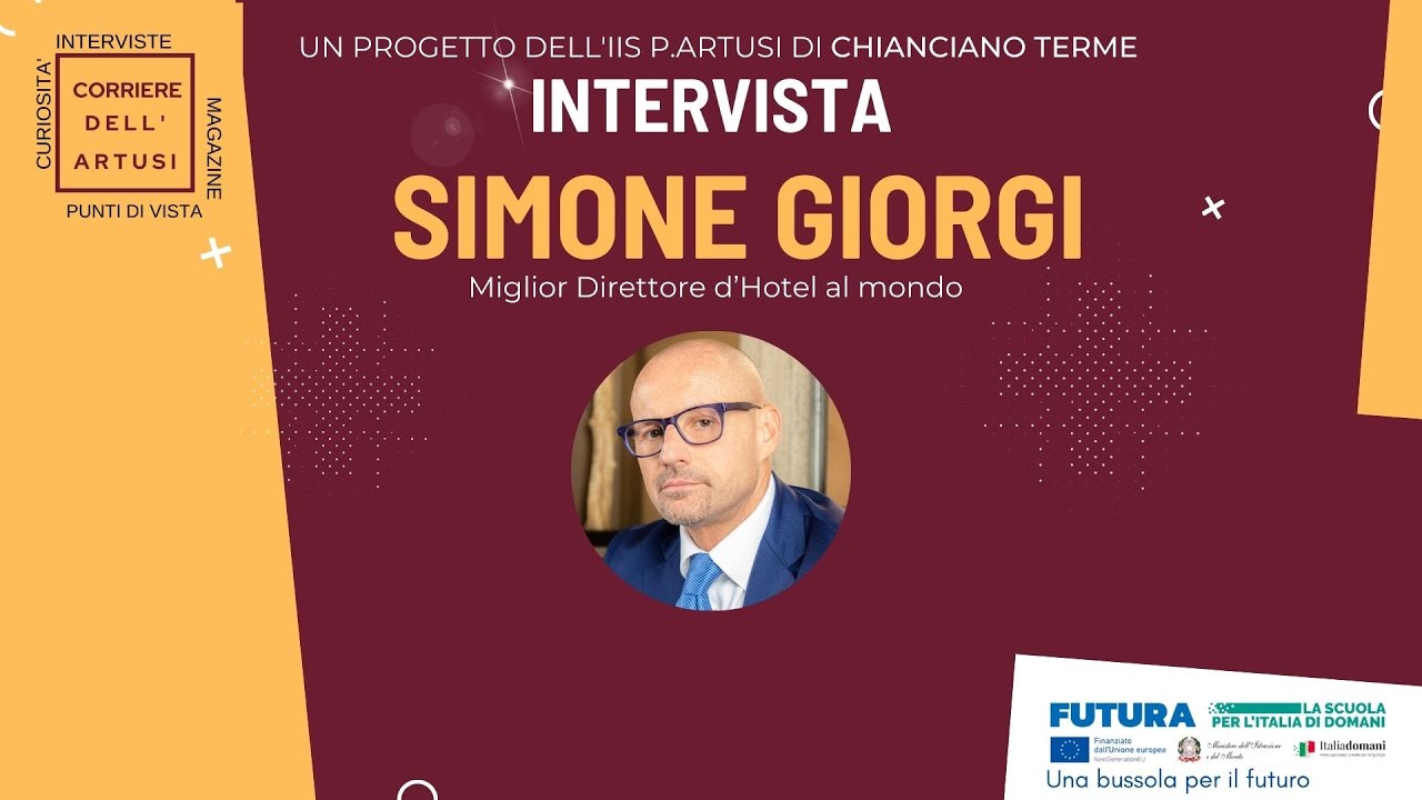 Corriere dell'Artusi- Intervista a Simone Giorgi (Miglior Direttore d ...