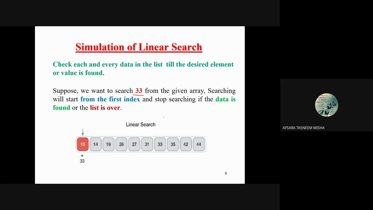 Searching Algorithms Class - YouTube