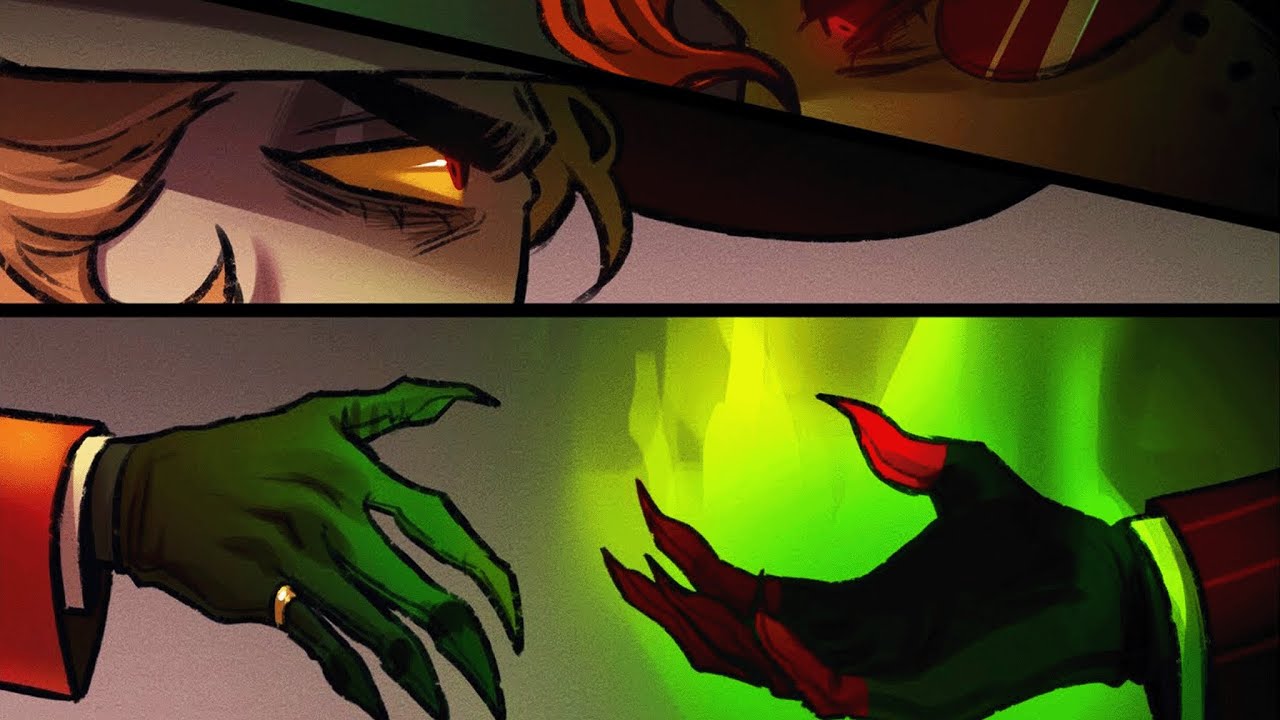 Alastor and lucifer make a deal! 🎁 HAZBIN HOTEL COMIC DUB [ Helluva ...