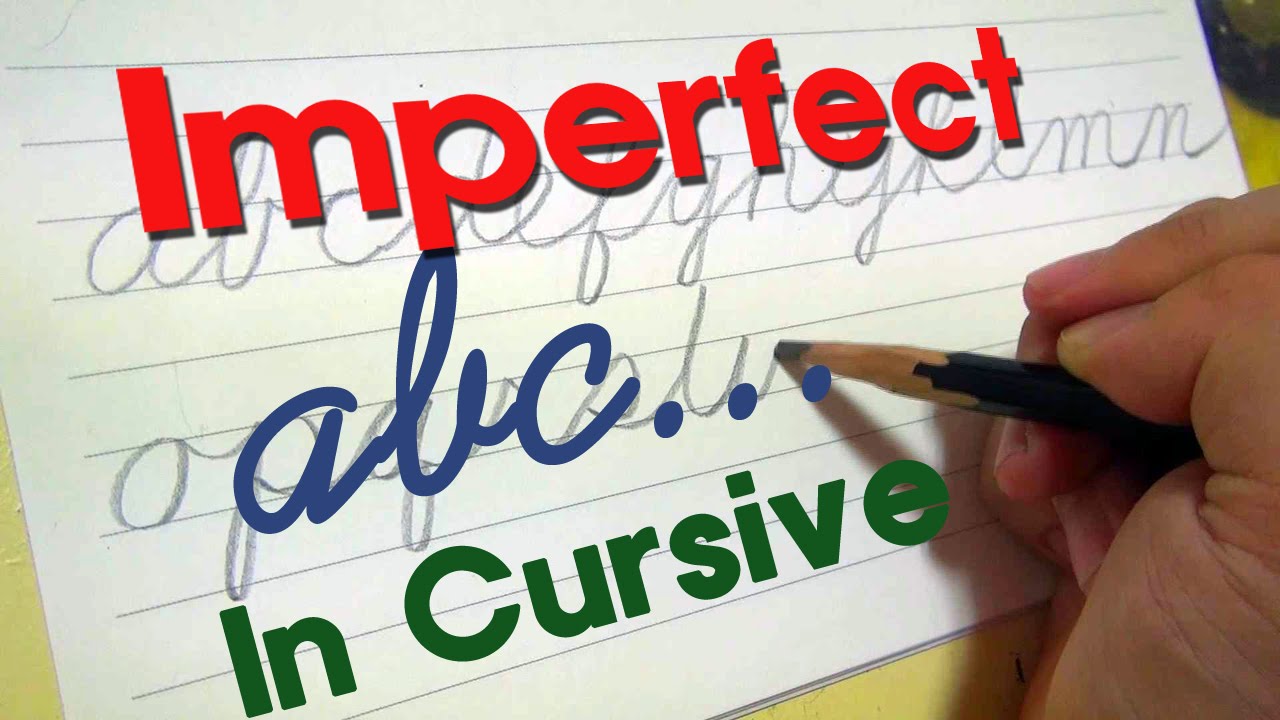 My imperfect cursive handwriting - YouTube