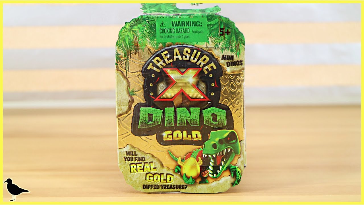 Treasure X Dino Gold Toy Opening! Will we find real gold dipped ...