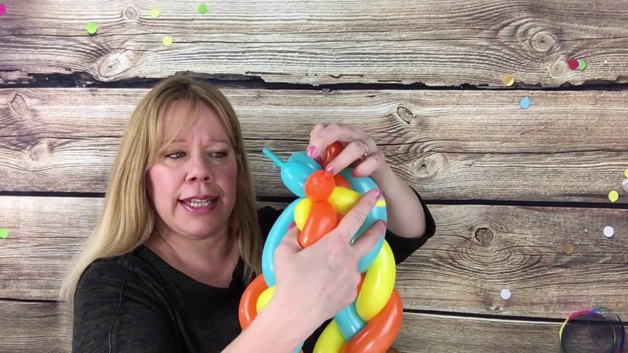 How to Braid Balloons Together - YouTube