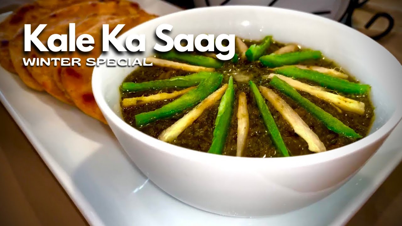 Punjabi Style Kale Ka Saag - Winter Special - YouTube