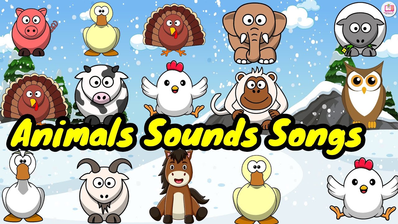 Baby Animal Sounds Song B1213 | | Nursery Rhymes |Voovly Tv - YouTube