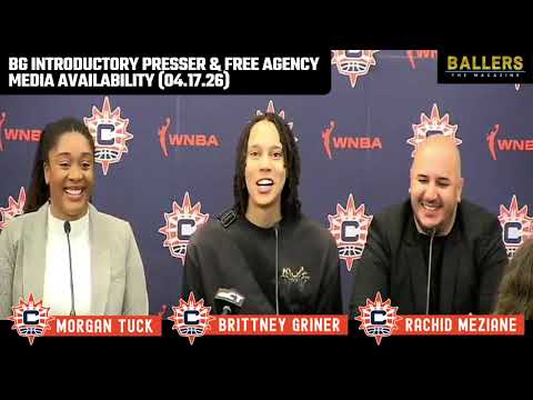 Brittney Griner: Connecticut Sun Introductory Presser🎤🏀 | 04.17.26 | WNBA | Ballers Magazine